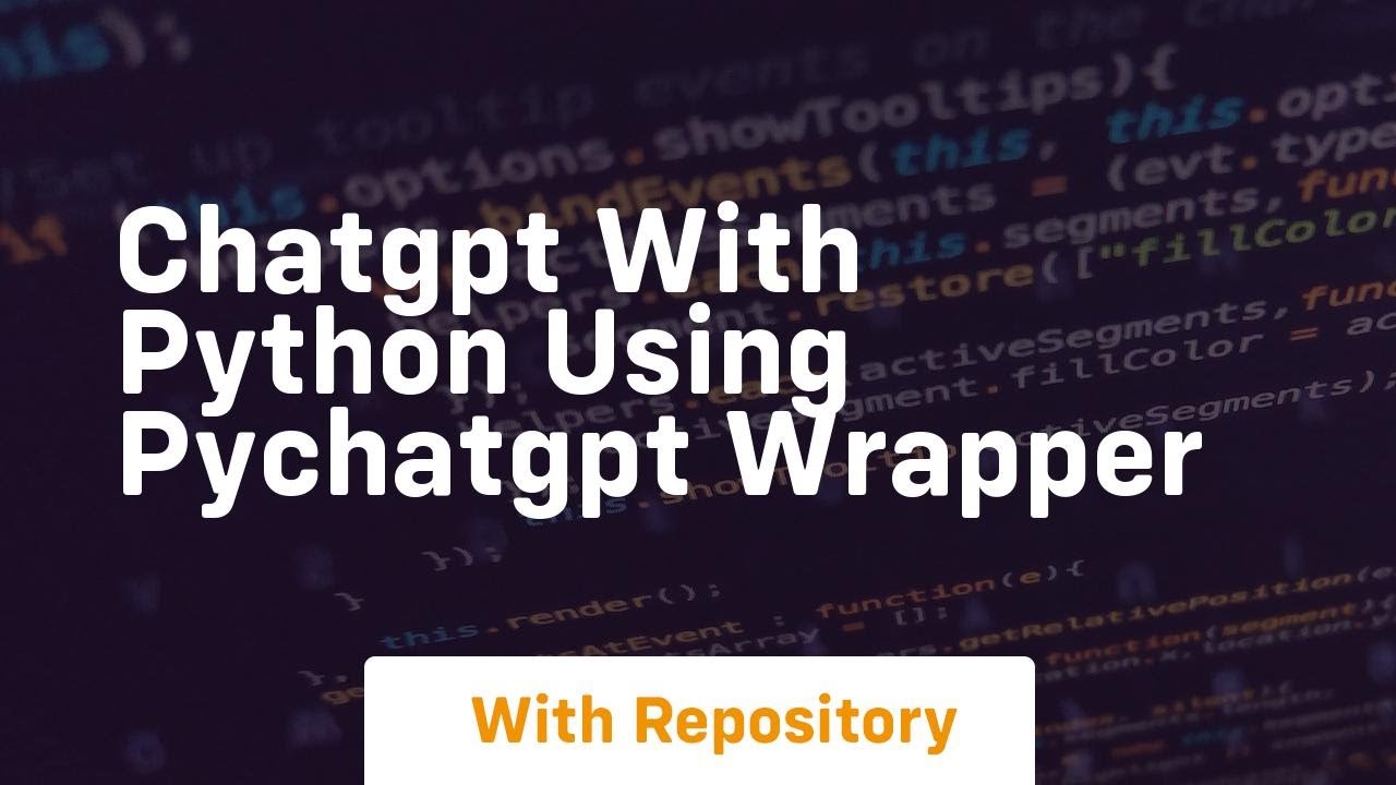 chatgpt with python using pychatgpt wrapper