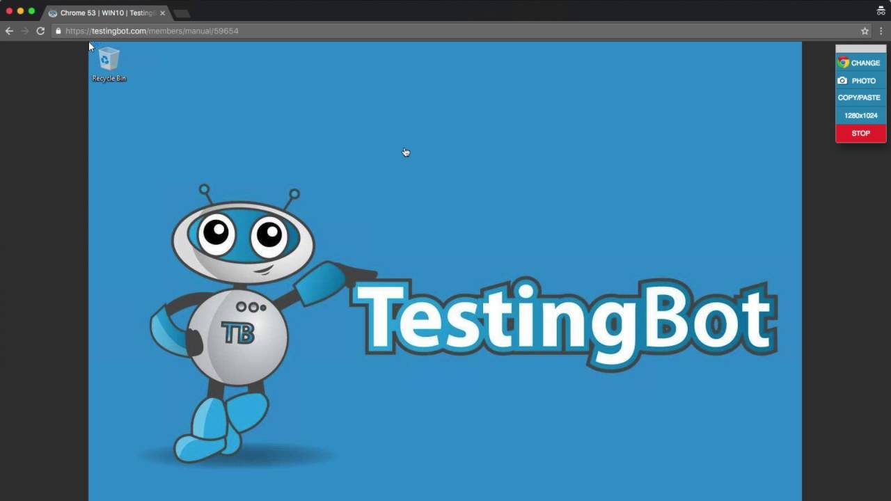 Manual Browser Testing with TestingBot