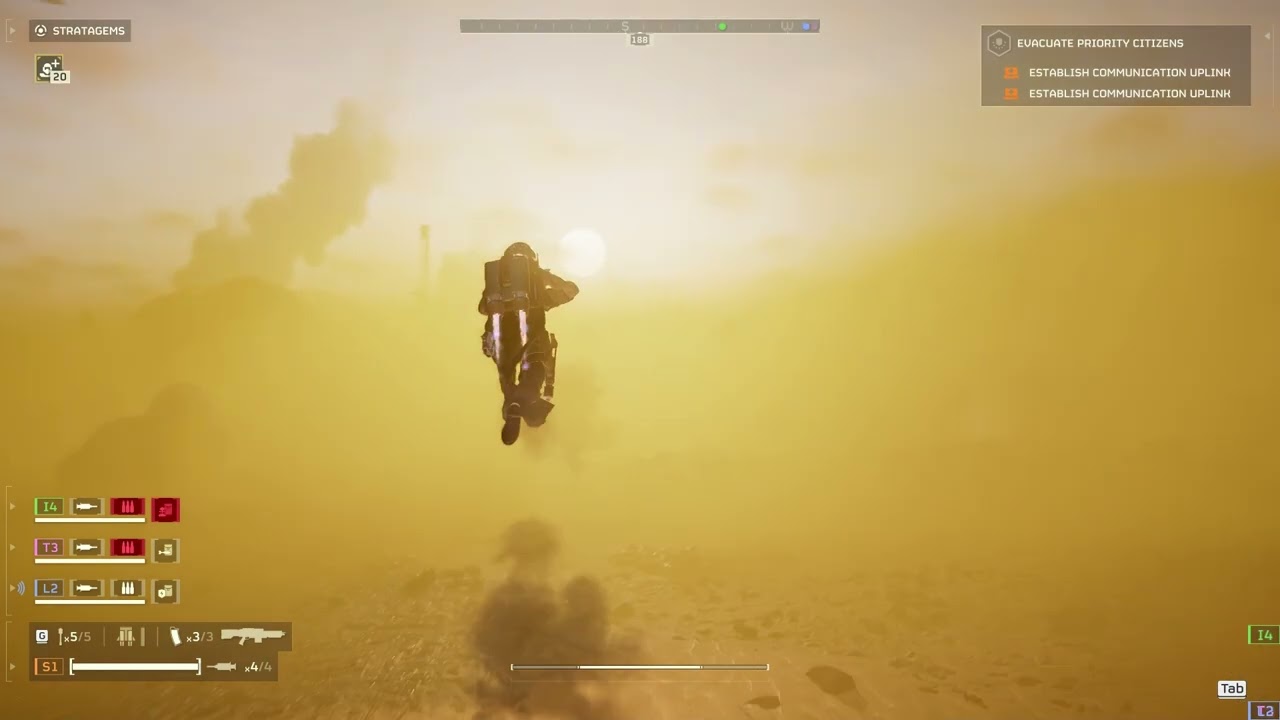 Hell Divers 2 - Activating Someone Else's Hell Bomb Backpack