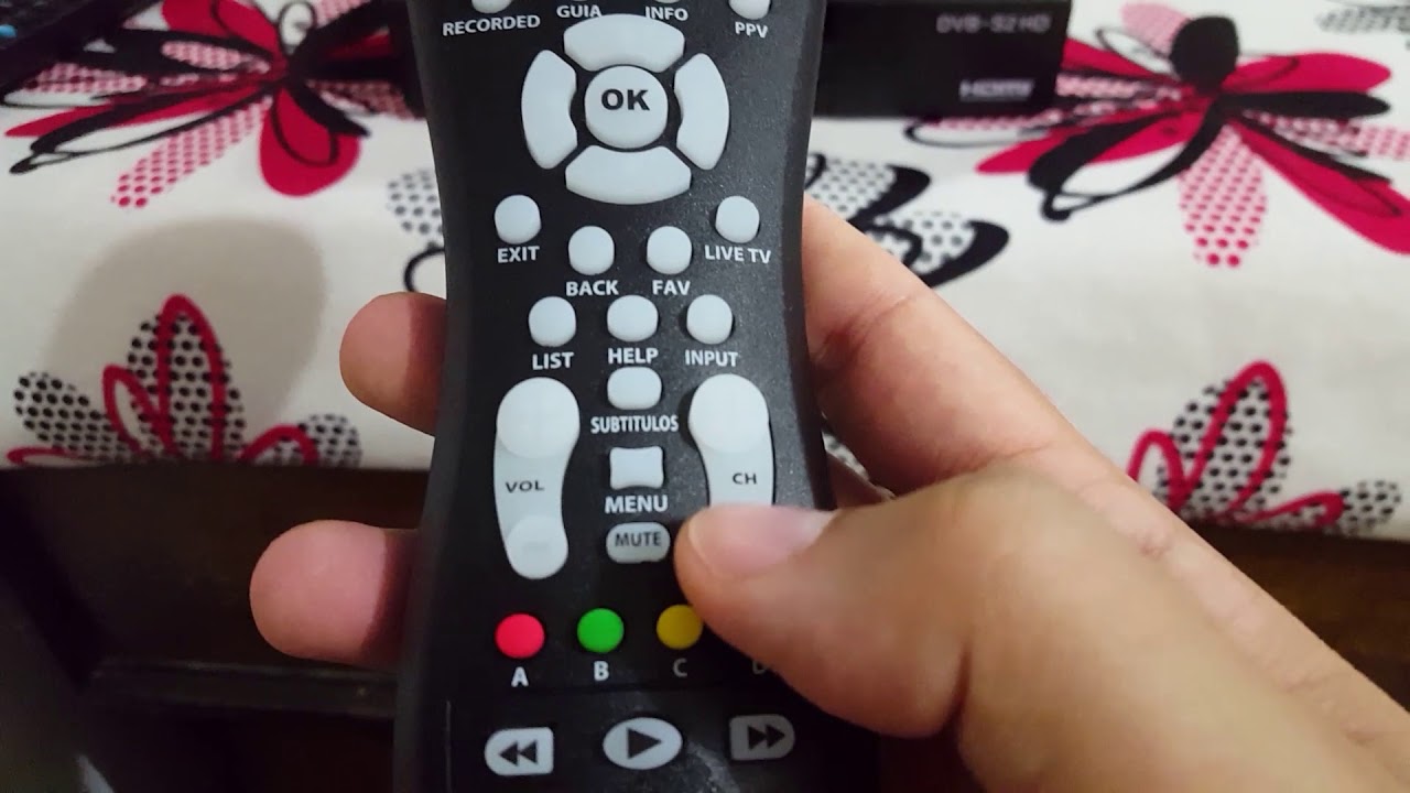 How to configure the Claro remote control to the TV & set-top box