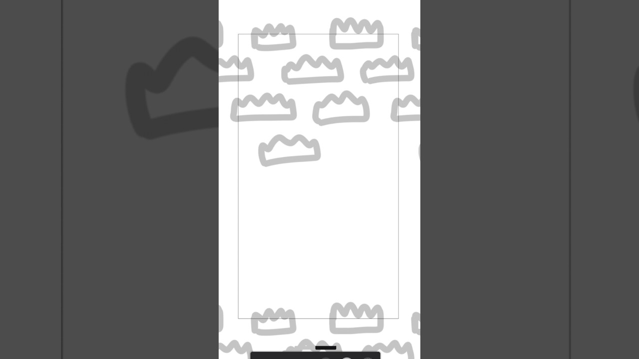 Doodle cartoon repeat pattern #surfacepattern #repeatpattern #doodle #shorts #monochrome