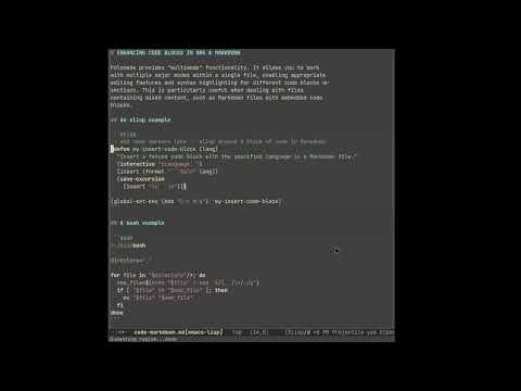 Enhancing Code Blocks in Org & Markdown #reupload