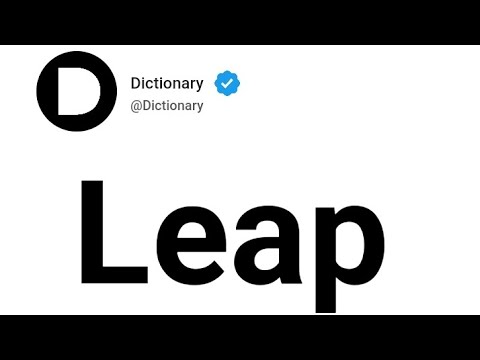Leap Meaning In English