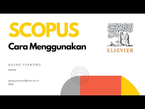 Cara Menggunakan Scopus