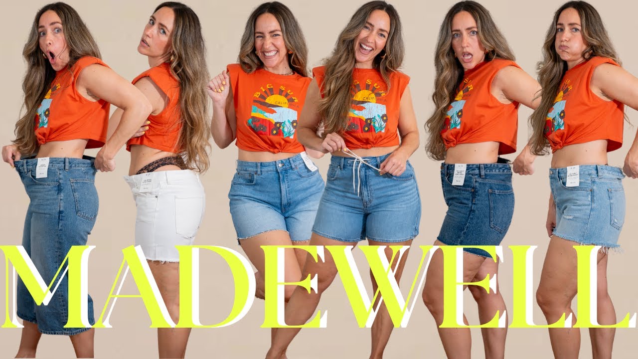 YIKES! Realistic Denim Shorts Try On Haul w/ @Madewell | **MADEWELL SALE 5/16-5/19**  | Size 8-10