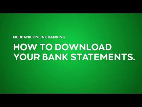 How to download stamped bank statements online