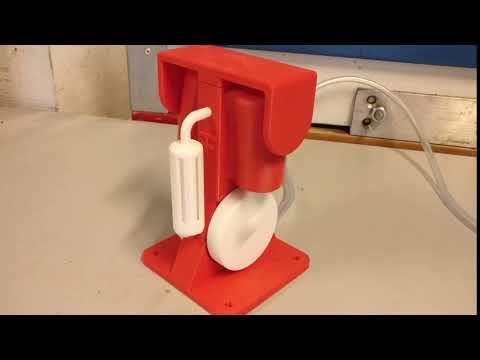 Free STL file Two cylinder Air engine / motor. Wobbler type・3D printer ...