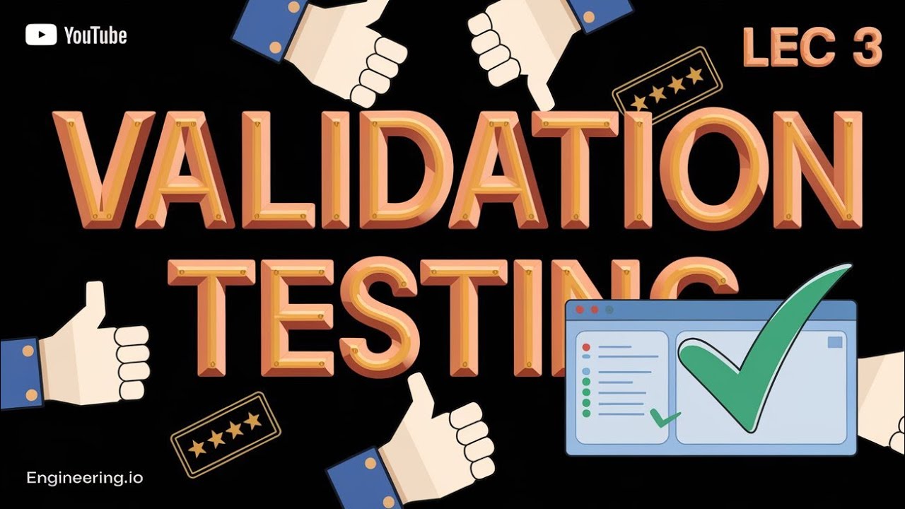 Validation Testing in Software Testing| Software Engineering| lec 3