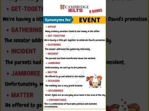 SYNONYMS FOR EVENT ЁЯе│ЁЯдп!! SYNONYMS FOR EVENT #short #shorts