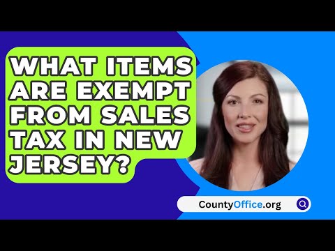 What Items Are Exempt From Sales Tax In New Jersey? - CountyOffice.org