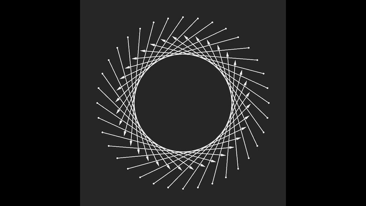 Cross arrows. #openframeworks #programming #creativecoding