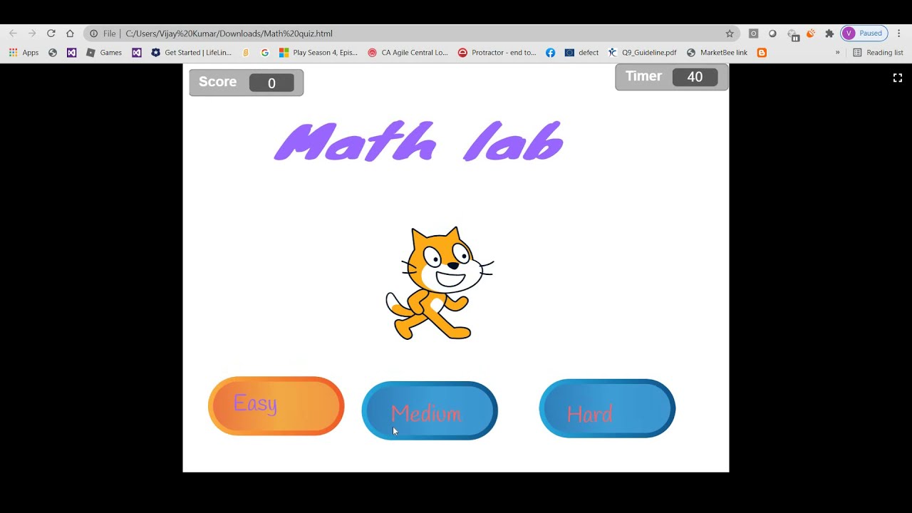 How to convert scratch project to a html file