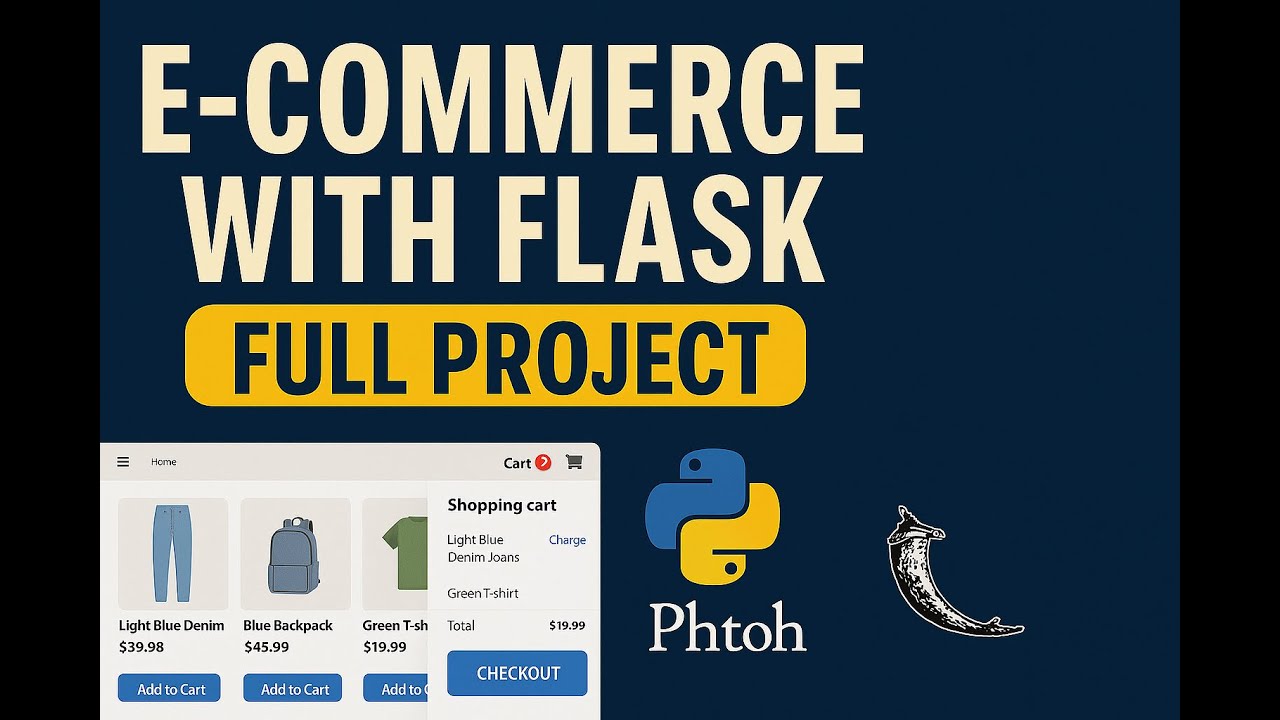 Build a Full E-Commerce Website using Python Flask | Complete Project Tutorial