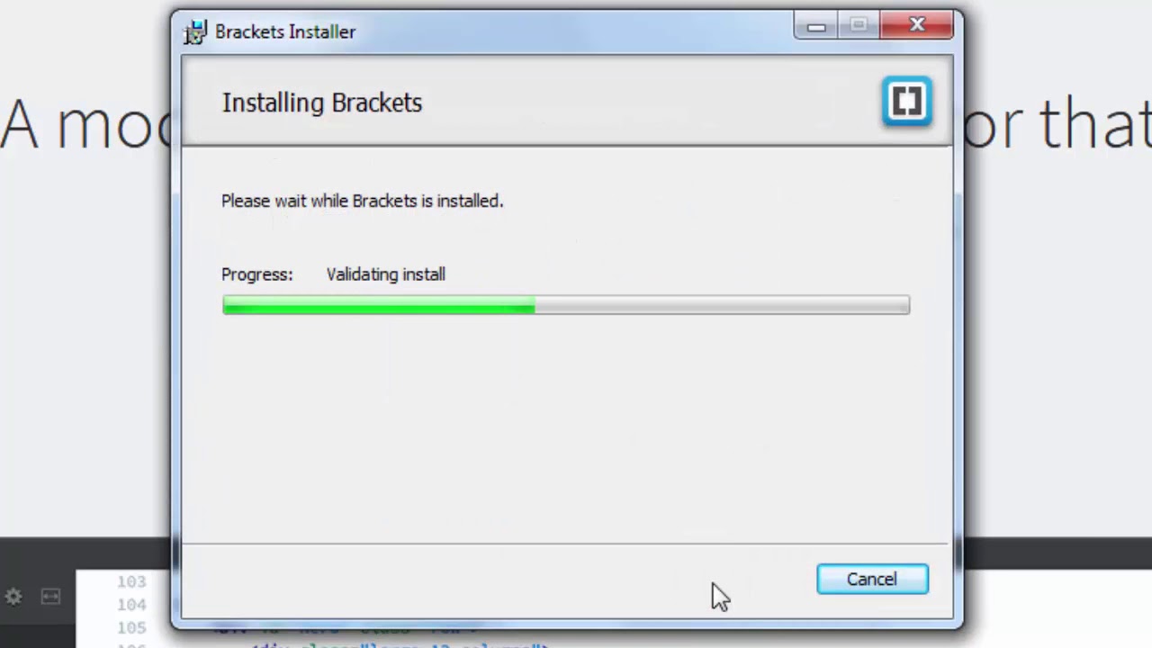 How to Install Brackets.io 1.11 on Windows