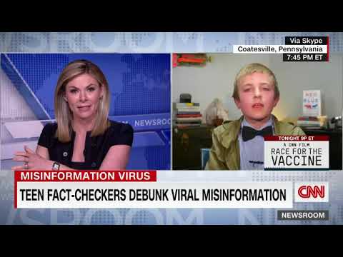 CNN: Teen fact-checkers debunk viral misinformation