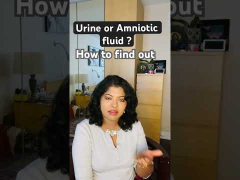 How to find if the wetness is Urine or Amniotic fluid ? (Tamil) | How does water break feel #shorts