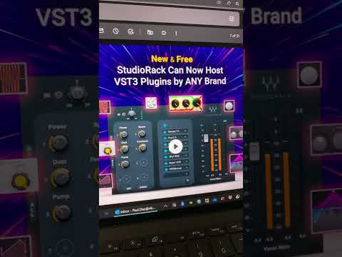 Waves great update to StudioRack. Now works with other brand VST3s