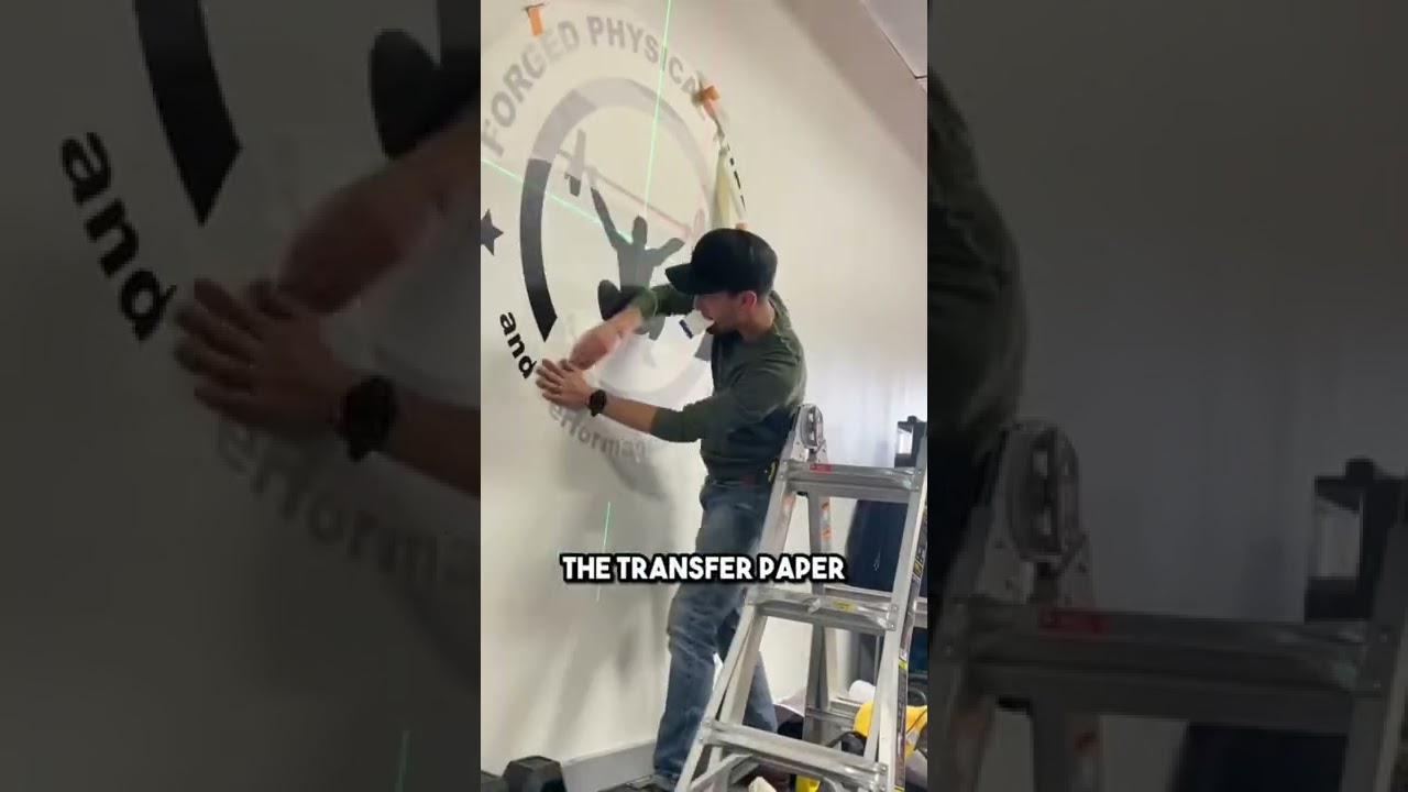 How to Install Wall Decals #shorts