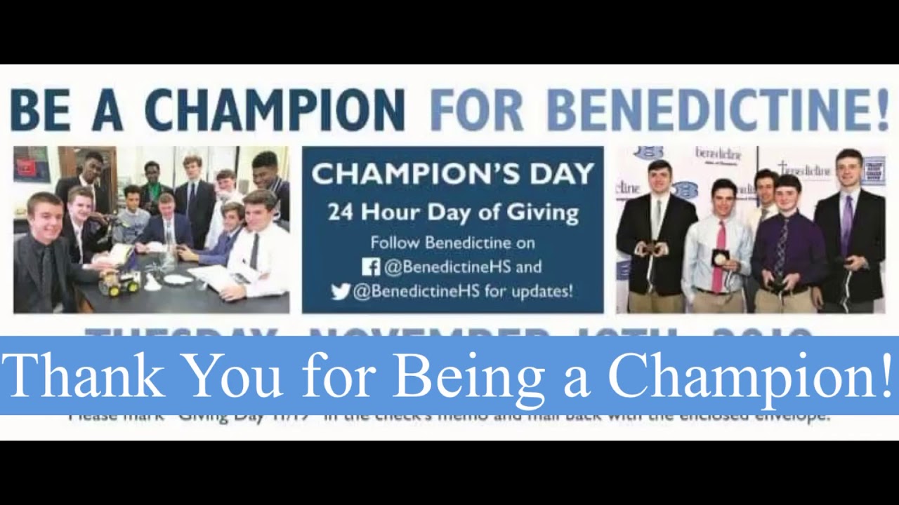 A Week at Benedictine High School