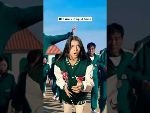 BTS Army in squid Gameπ #viralshort #comedy #btsaarmy #squidgame