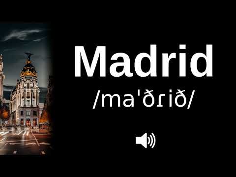 🇪🇸 How to pronounce Madrid (CORRECTLY!)