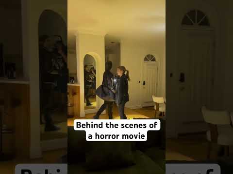 Behind the scenes of a horror movie #ghost #filmmakersfamily # ...