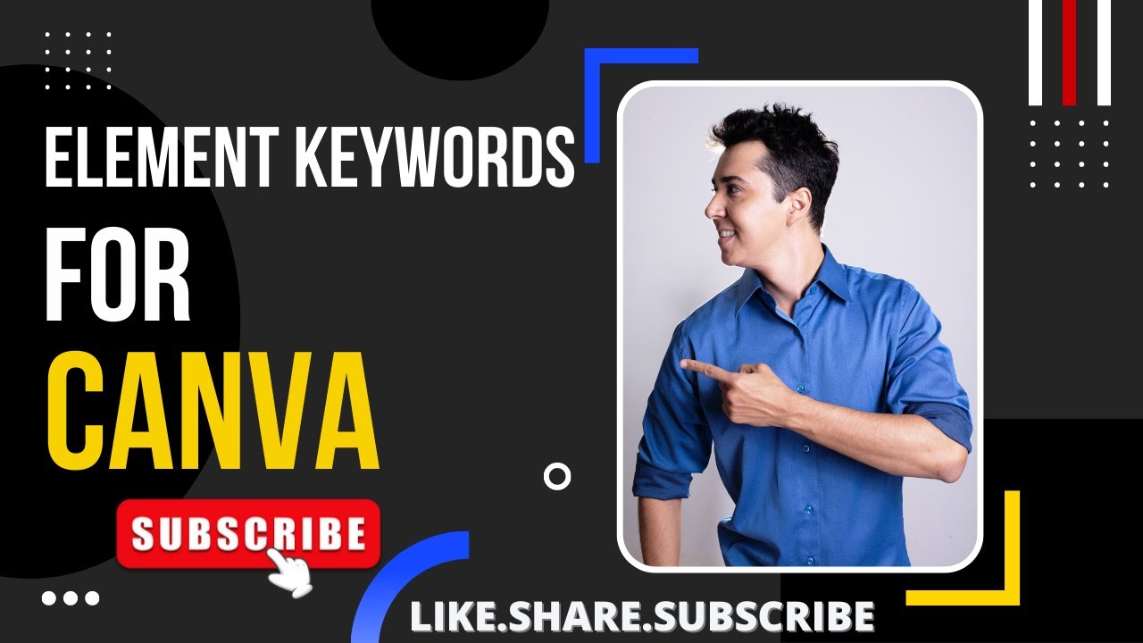 Element Keywords for Canva - Easy step by step Process