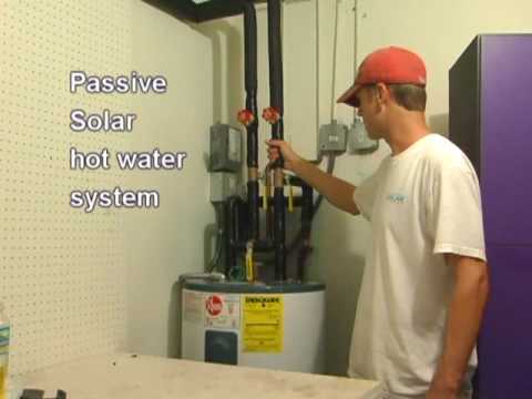 Solar Water Heating Using a Passive system