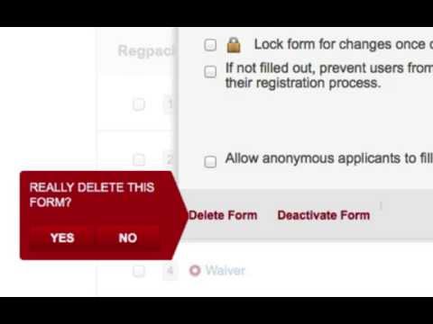 Registration Form Options in Regpack
