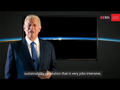 Al Gore on the most cost effective way to create new jobs post-Covid-19 | #DBSAIC2020