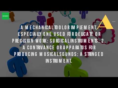 What Is The Definition Of Instrument In Science?