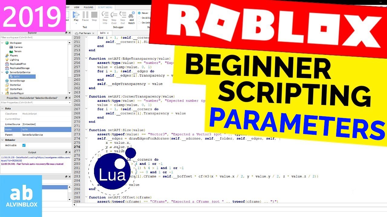 Function Parameters / Arguments - Roblox Beginner Scripting #7