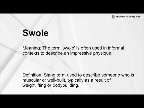 Swole Meaning