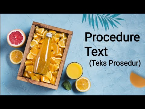 What is Procedure Text?