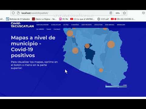 Mapas de calor El Salvador. A nivel de municipios