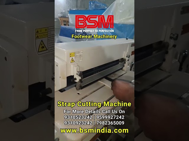 Cutting & Trimming Machine - Leather Strap Cutting Machine - Leather ...