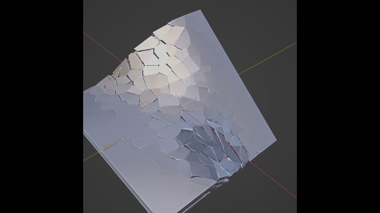 Deforming Fracture Objects with a Mesh