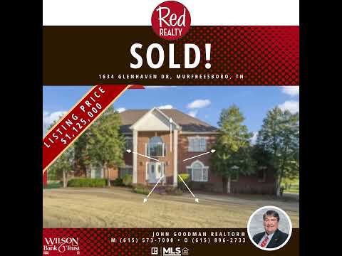 1634 Glenhaven Dr, Murfreesboro, TN SOLD! #choosearedrealtor #sharingiscaring #realtor