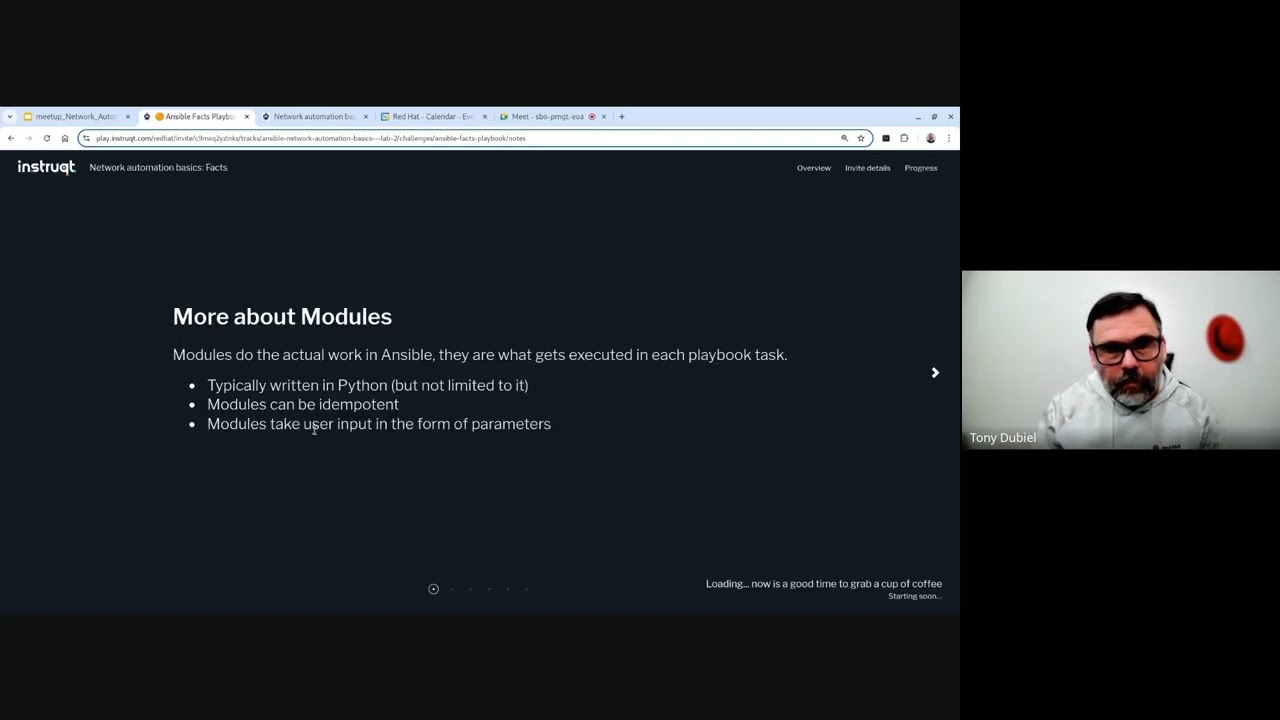 Intro to Ansible Network Automation workshop - lab2 - Hands-on Jan 16th 2025 (Network Facts)