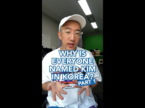 Why is everyone named KIM in Korea? #livinginkorea #koreanculture