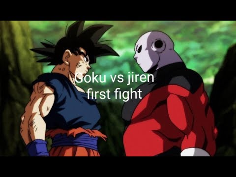 Goku vs Jiren first fight in tournament of power (english sub) HD