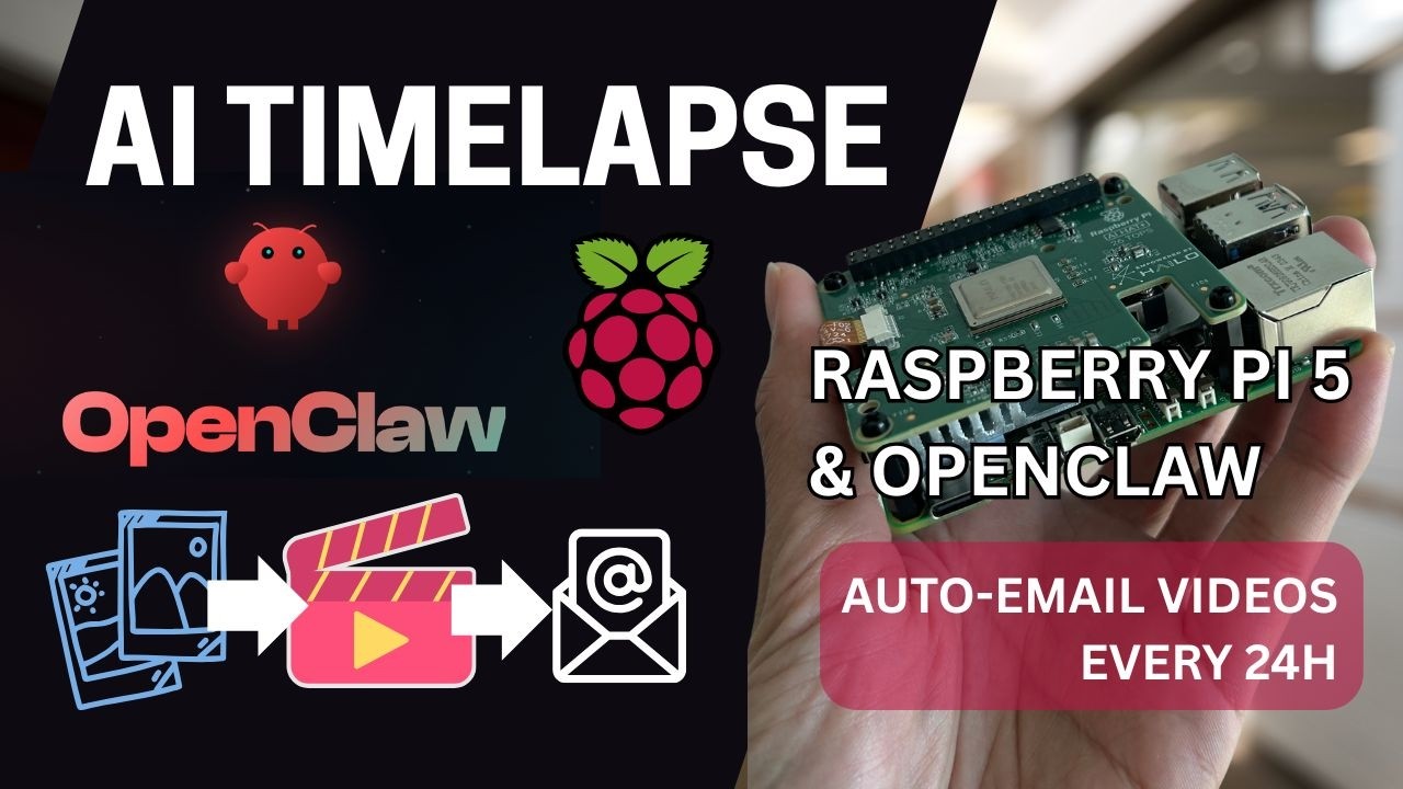 Raspberry Pi 5 + AI + OpenClaw Timelapse Tutorial
