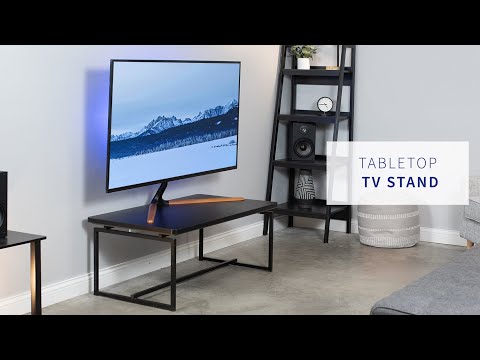 STAND-TV07A Dark Walnut 49" to 70" Tabletop TV Stand by VIVO