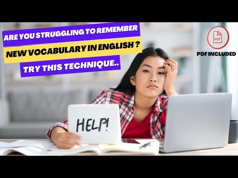 Learn New English Vocabulary with This Proven Memory Retention Technique