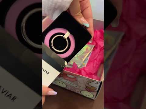 ASMR Unboxing cute phone cases and accessories from Velvet Caviar (gifted) #asmr #phonecase #cute