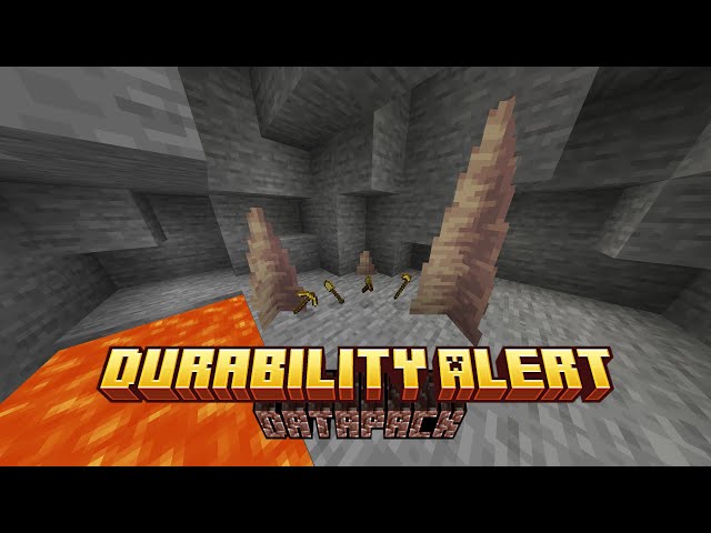 Durability Alert Minecraft Data Pack