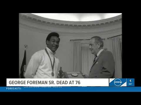 Texas native George Foreman, the heavyweight who became a lovable champion, dies at 76