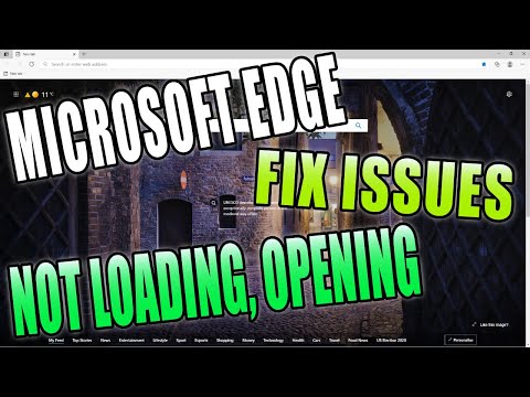 How To FIX Microsoft Edge Not Opening, Loading & Cursor Flickering Issues Tutorial