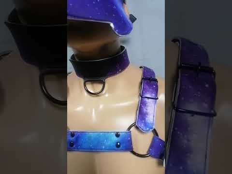 Textile puppy hood puppy mask #puppyhood #puppymask #puppyplay #leatherpuppy#neoprenepuppyhood