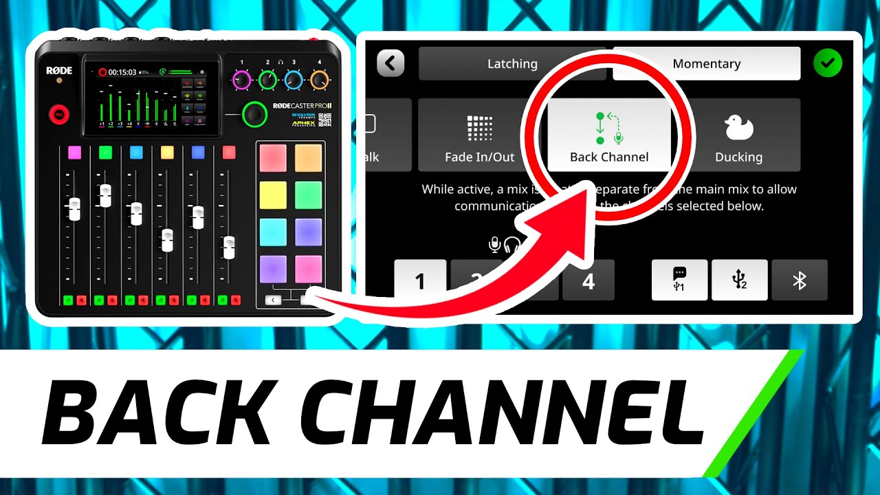 Rodecaster Pro 2 Back Channel | Setup & Demo